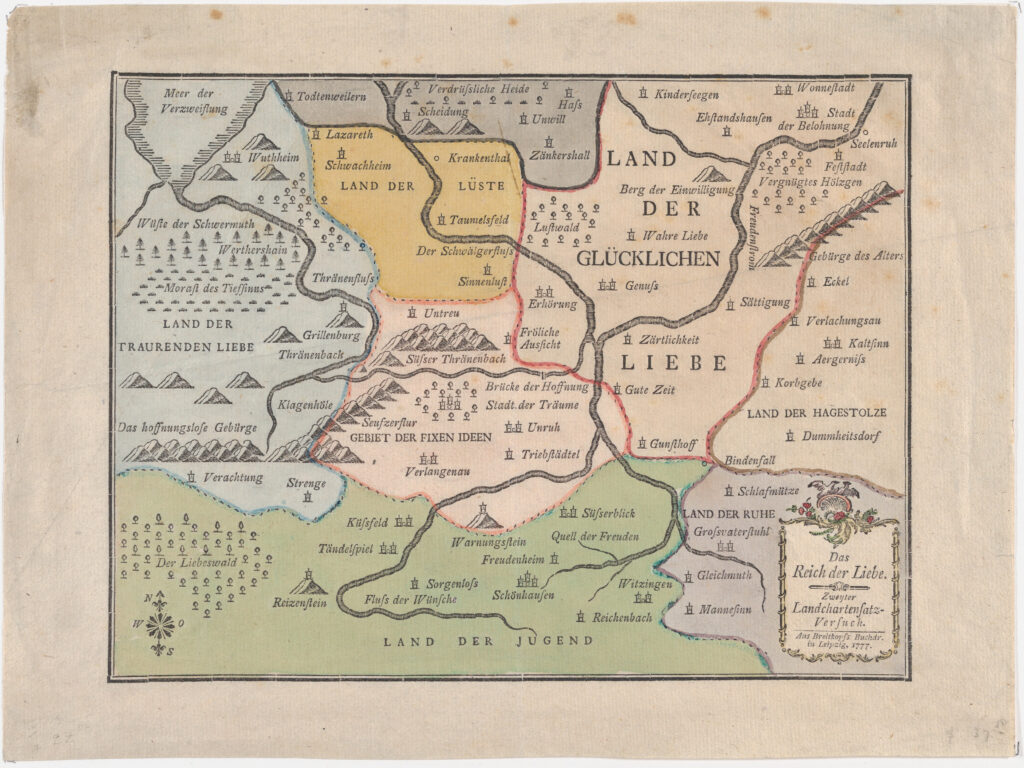 Pictorial Maps of Love and Marriage on Valentine’s Day – News ...